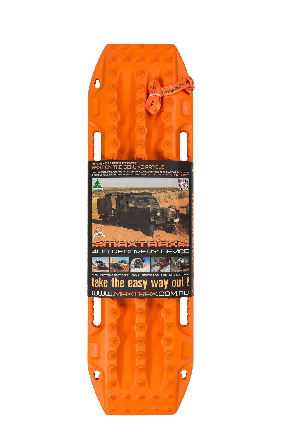 MAXTRAX MKII Signature Orange Recovery Boards - MAXTRAX USA